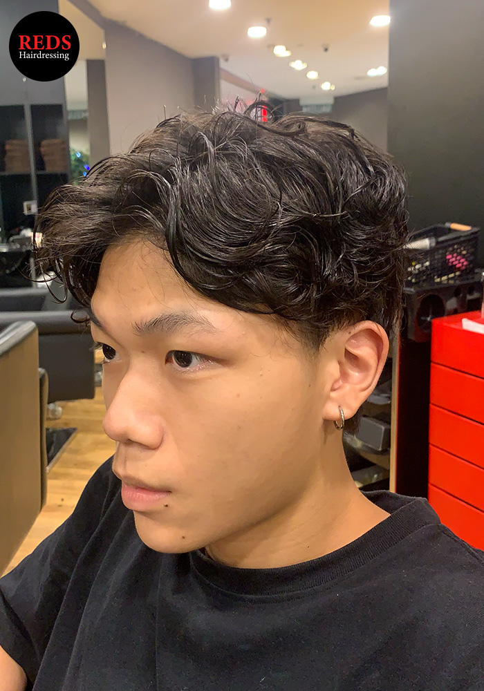 Male Perm - Best Hair Salon JB - REDS Hair Salon